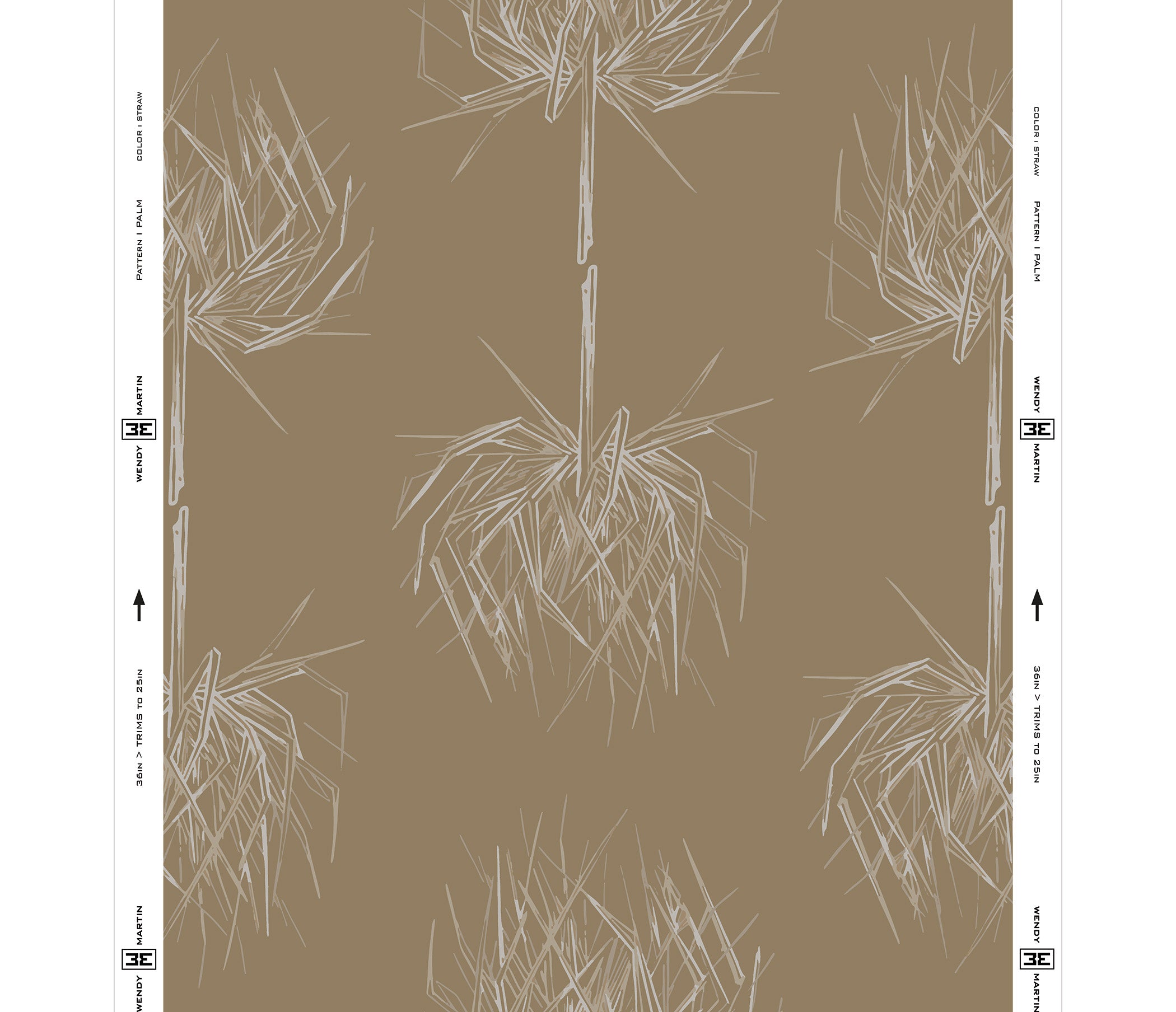 PALM GRASSCLOTH | STRAW – Wendy Martin